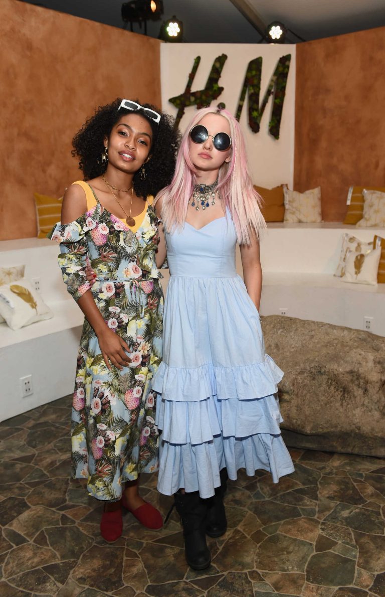Dove Cameron Attends H&M Loves Coachella Tent During the Coachella ...
