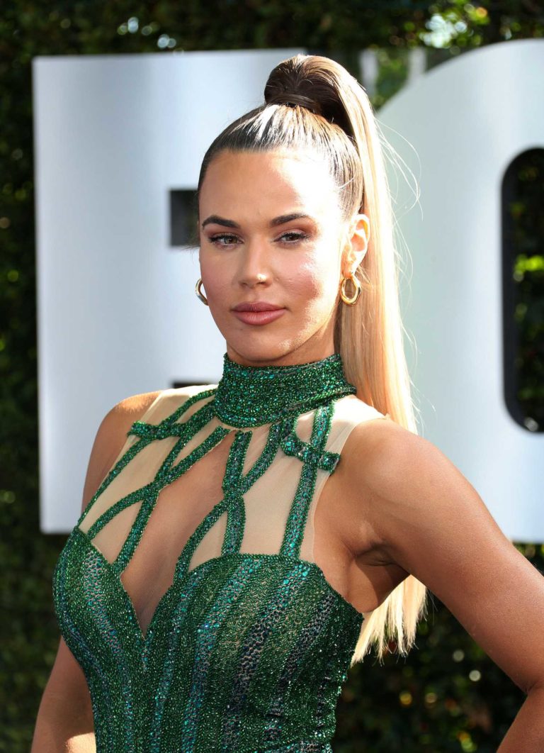 CJ Perry Attends the WWE 20th Anniversary Celebration Marking Premiere ...