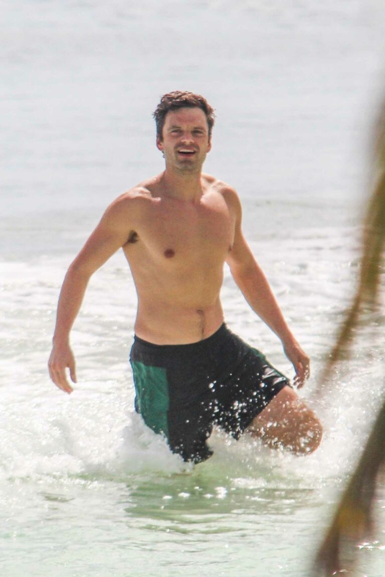 Sebastian Stan Was Seen Out with Alejandra Onieva on the Beach in Tulum ...