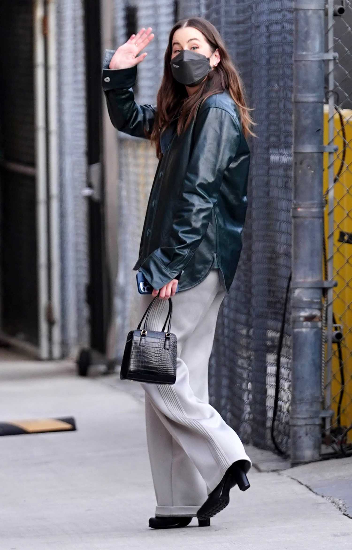 Alana Haim in a Black Leather Jacket Was Seen Out in Los Angeles ...