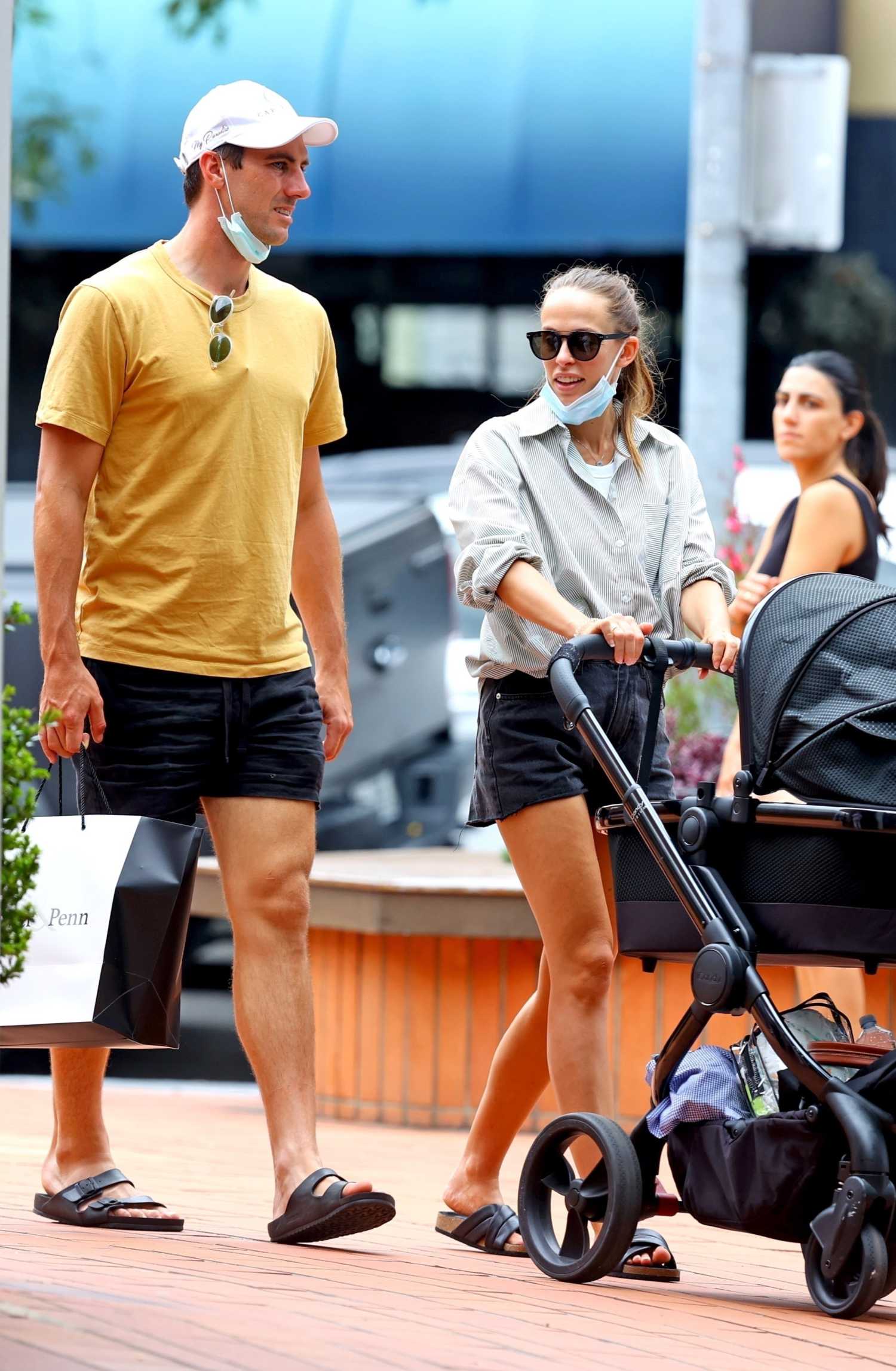 Becky Boston in a Black Shorts Was Seen Out with Pat Cummins in Double ...