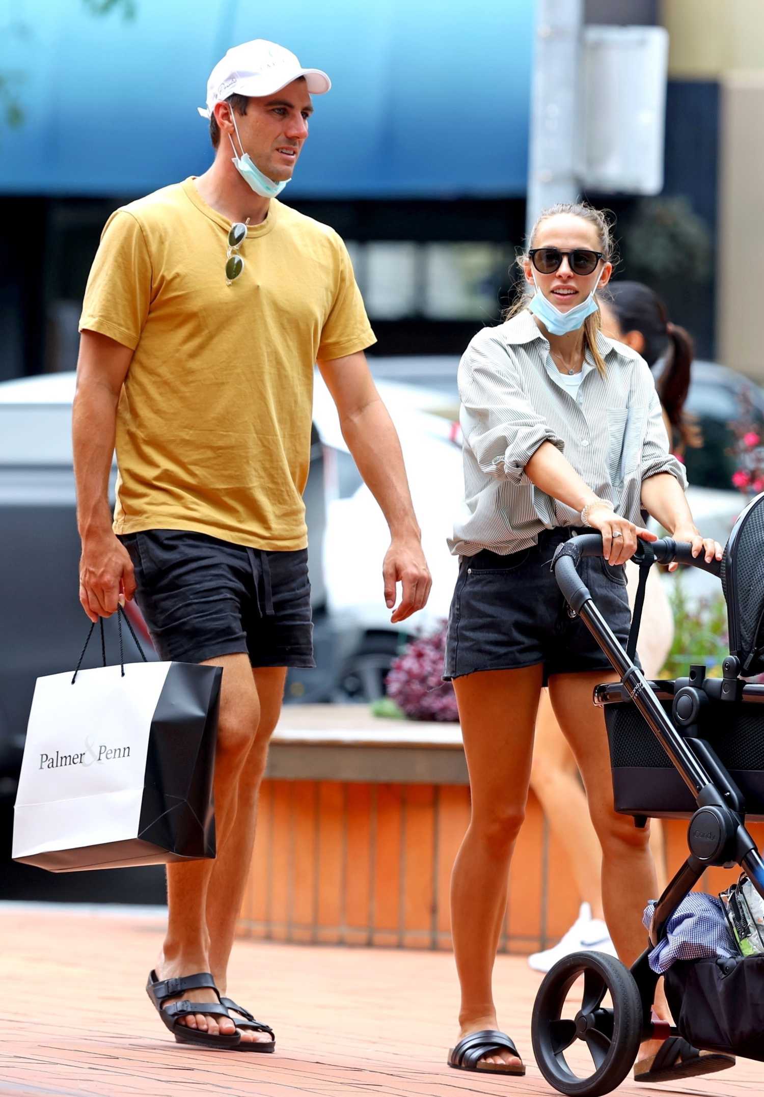 Becky Boston in a Black Shorts Was Seen Out with Pat Cummins in Double ...