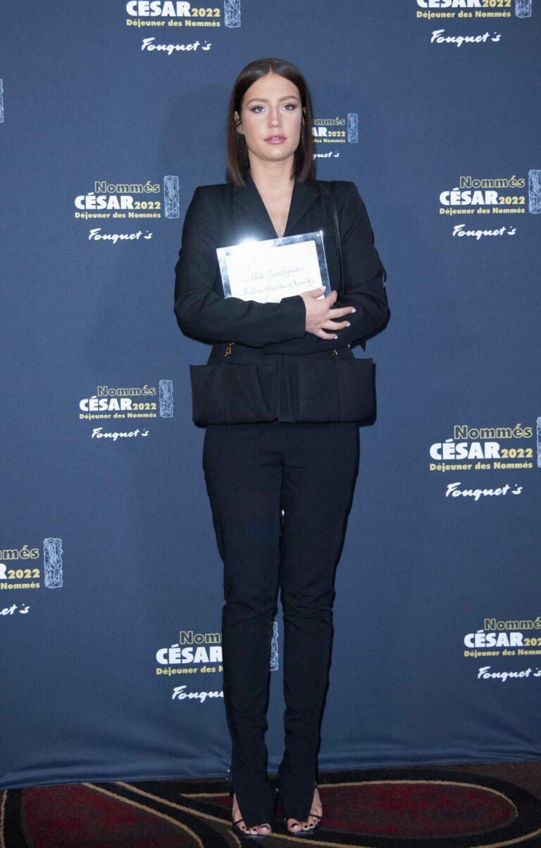 Adele Exarchopoulos Attends 2022 Cesar Nominee Luncheon at Le Fouquet’s in Paris – Celeb Donut