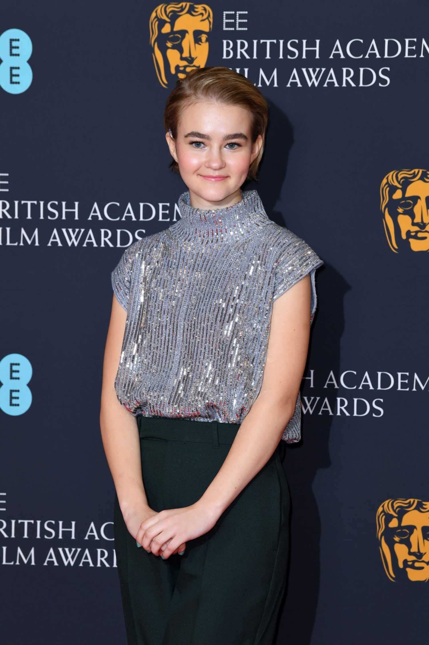 Millicent Simmonds Attends 2022 EE British Academy Film Awards Nominees ...