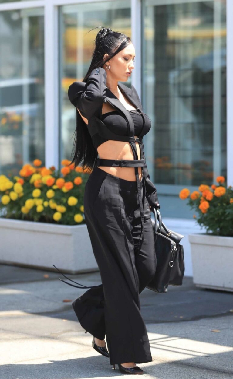 Bre Tiesi in a Black Ensemble Was Seen Out in West Hollywood – Celeb Donut