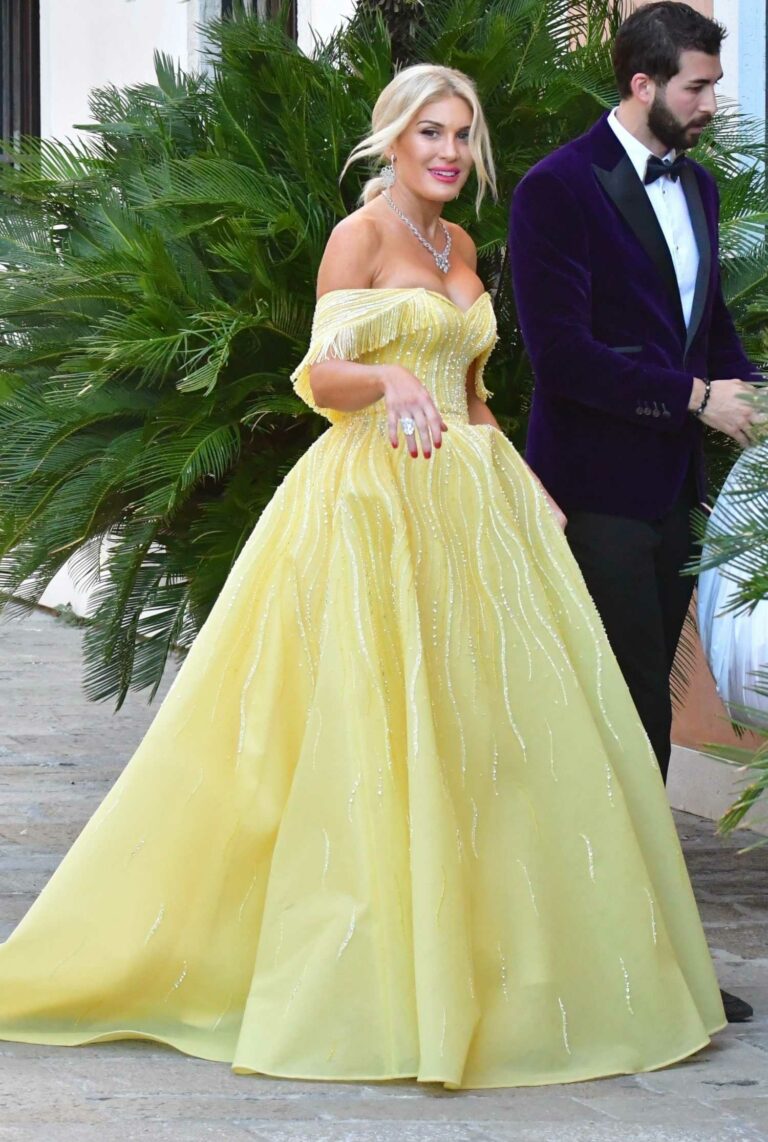 Hofit Golan in a Yellow Dress Was Seen During the 79th Venice ...