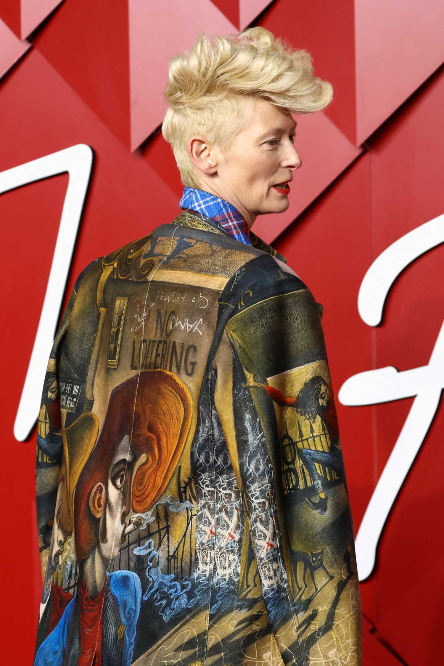 Tilda Swinton Attends 2022 British Fashion Awards at the Royal Albert ...