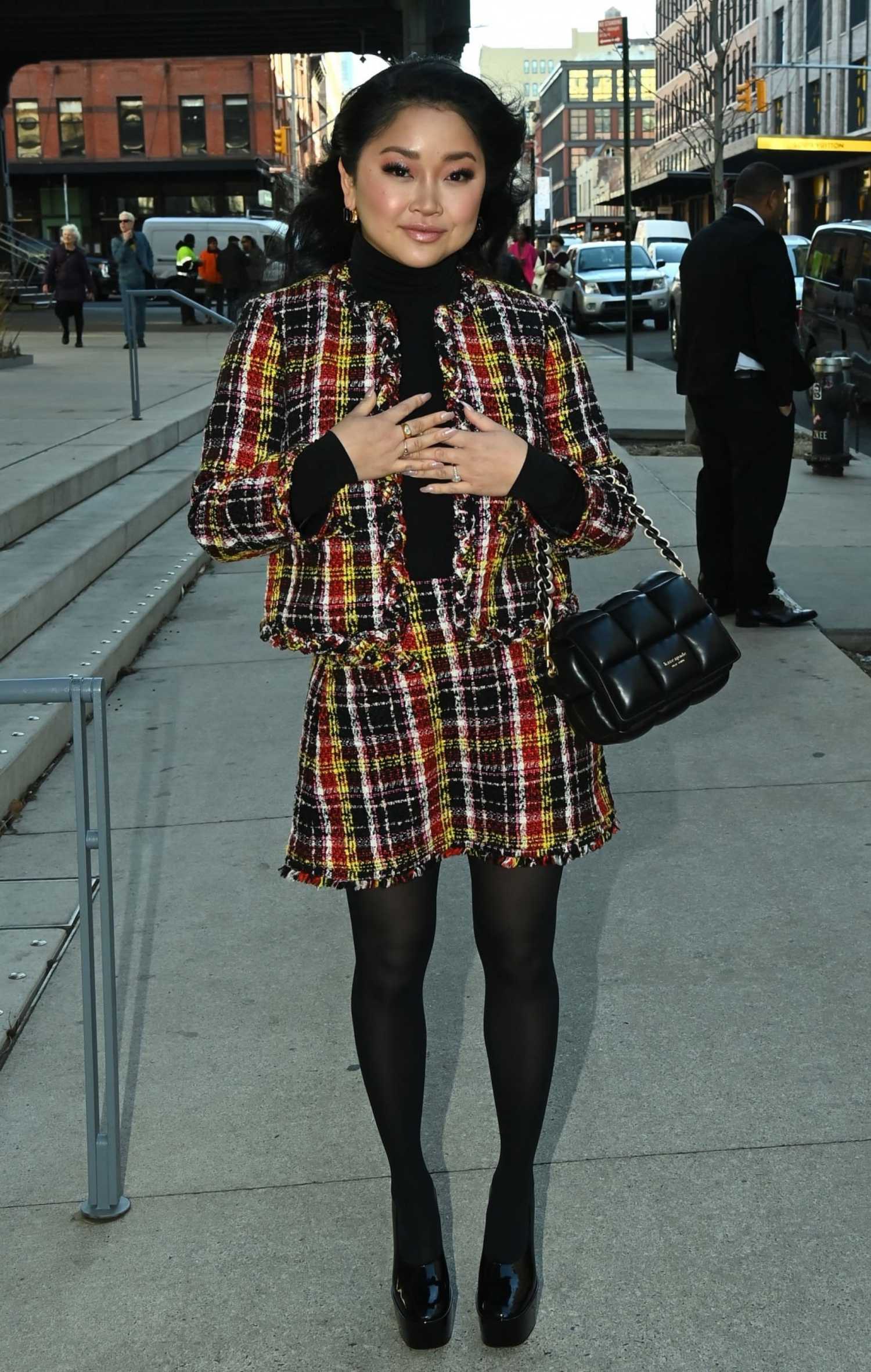 Lana Condor Attends 2023 Kate Spade Runway Show at The Whitney Museum ...
