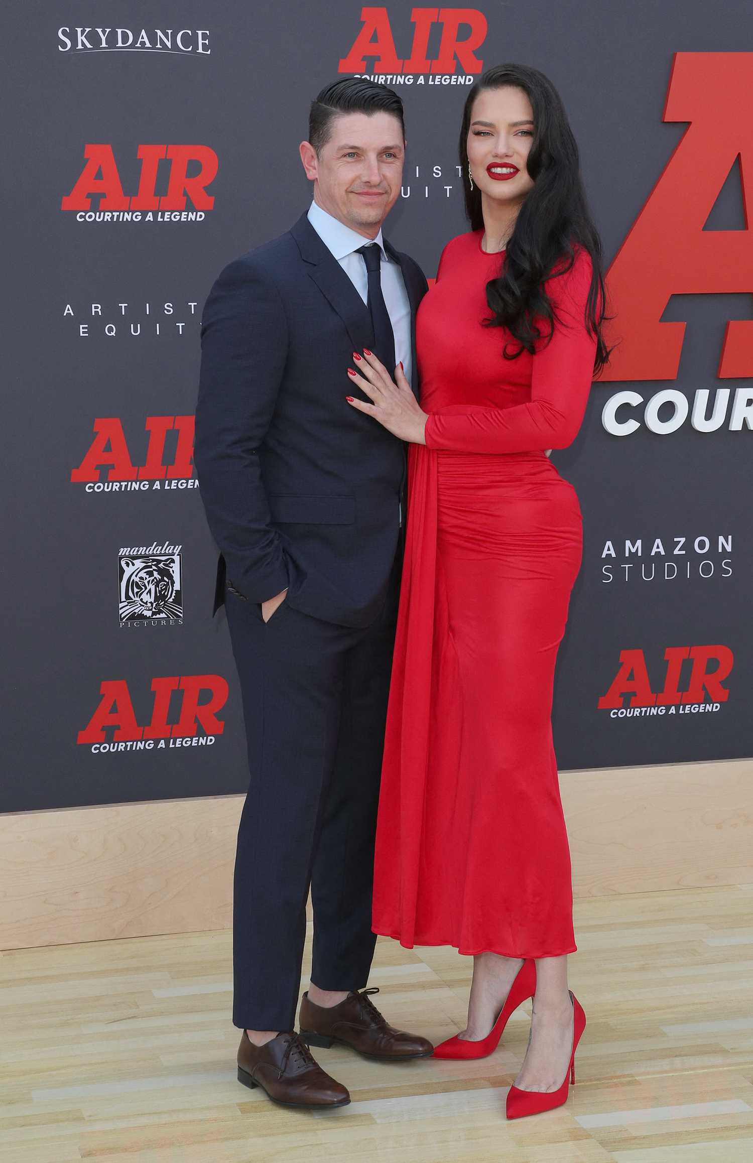 Adriana Lima Attends Amazon Studios World Premiere of Air at Regency Village Theatre in Los ...