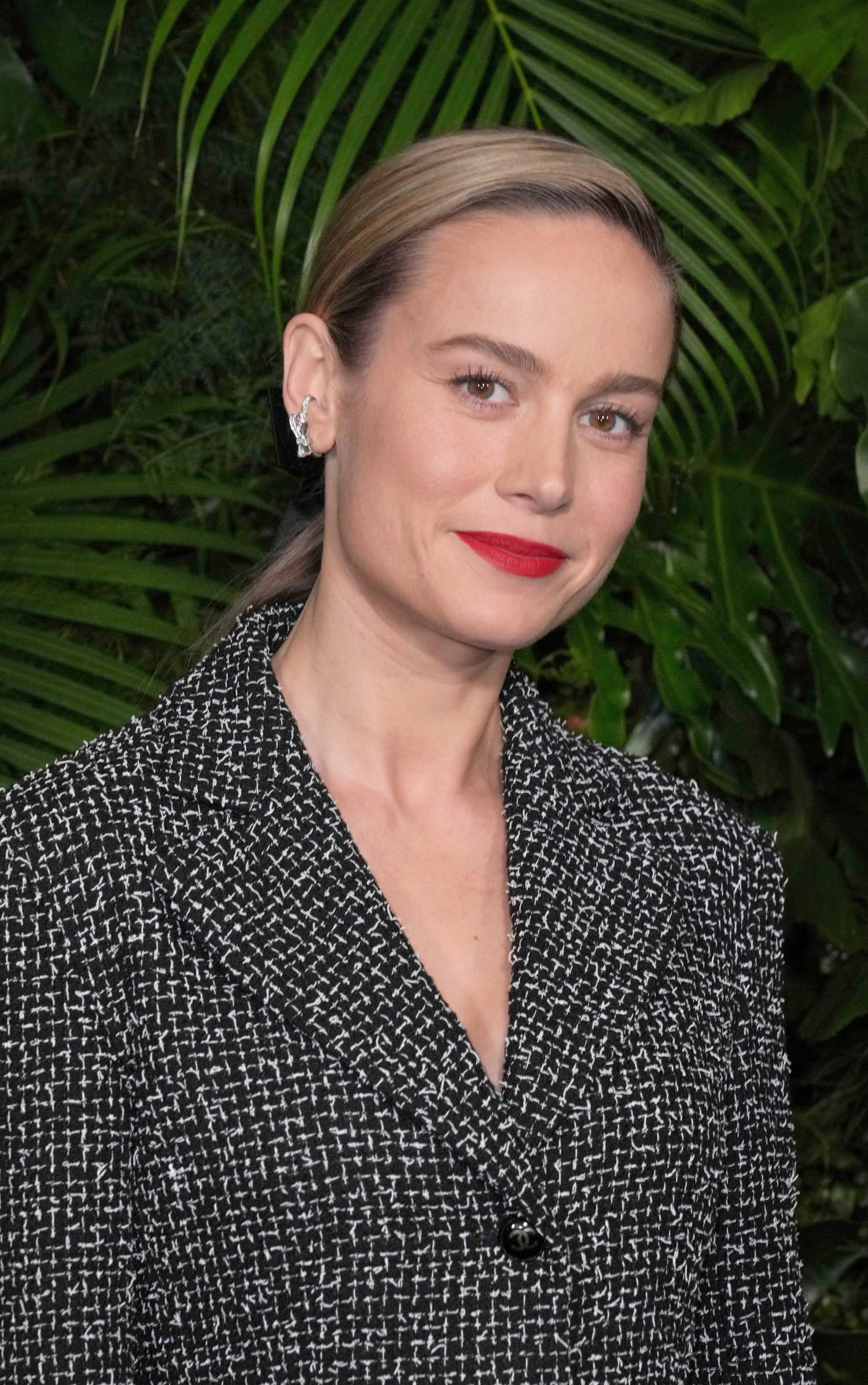Brie Larson Attends the Chanel and Charles Finch Pre-Oscar Awards ...