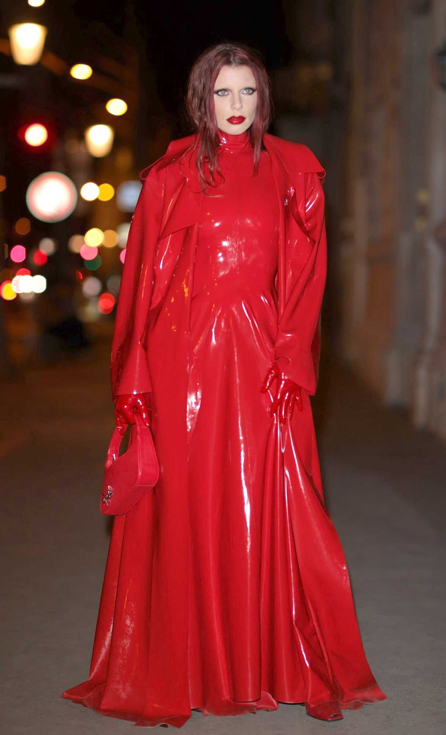 Julia Fox Attends the MAC Locked Kiss Ink Event During 2023 Paris ...