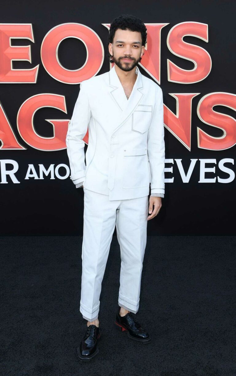 Justice Smith Attends the Dungeons and Dragons: Honor Among Thieves ...