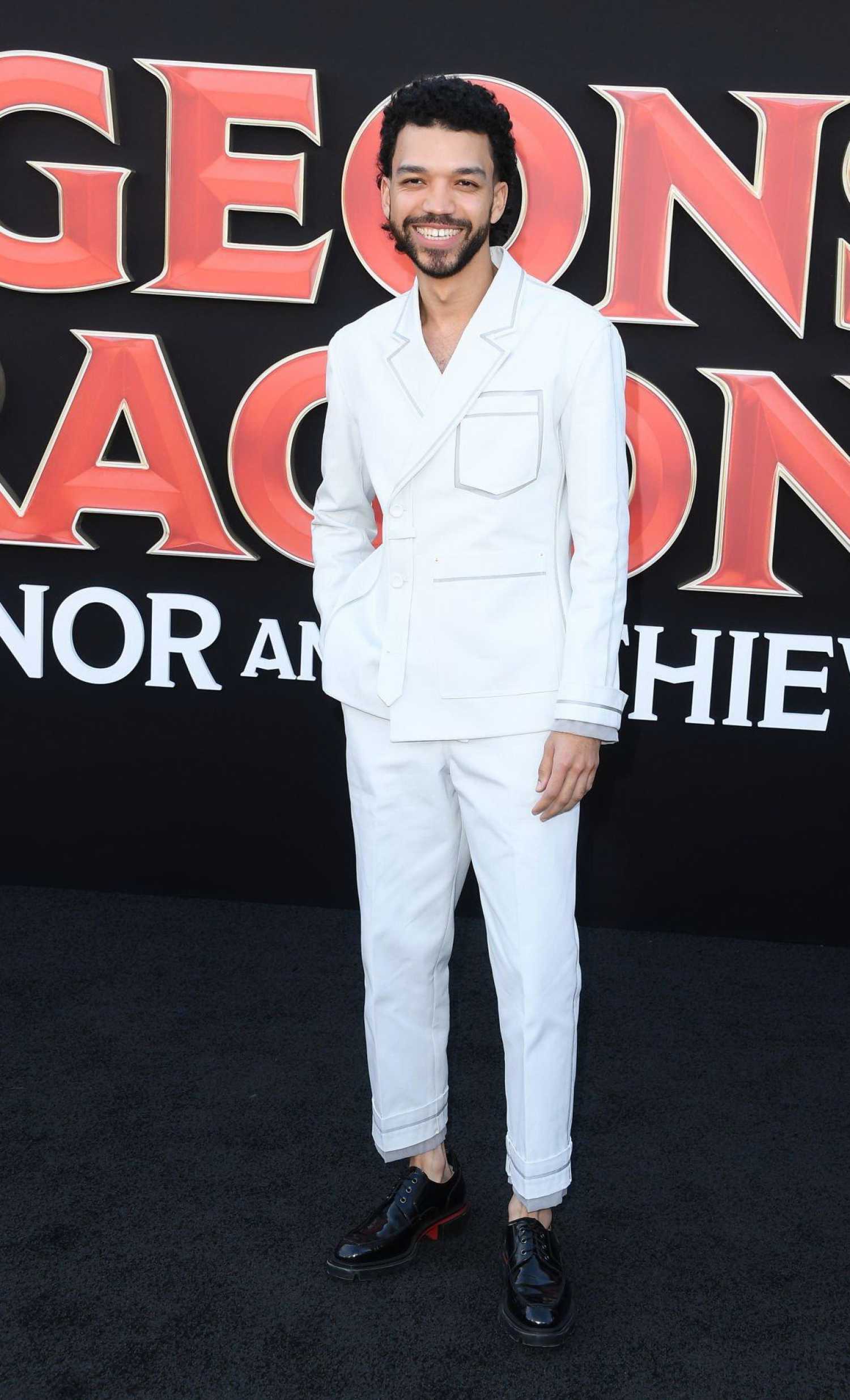 Justice Smith Attends the Dungeons and Dragons: Honor Among Thieves ...