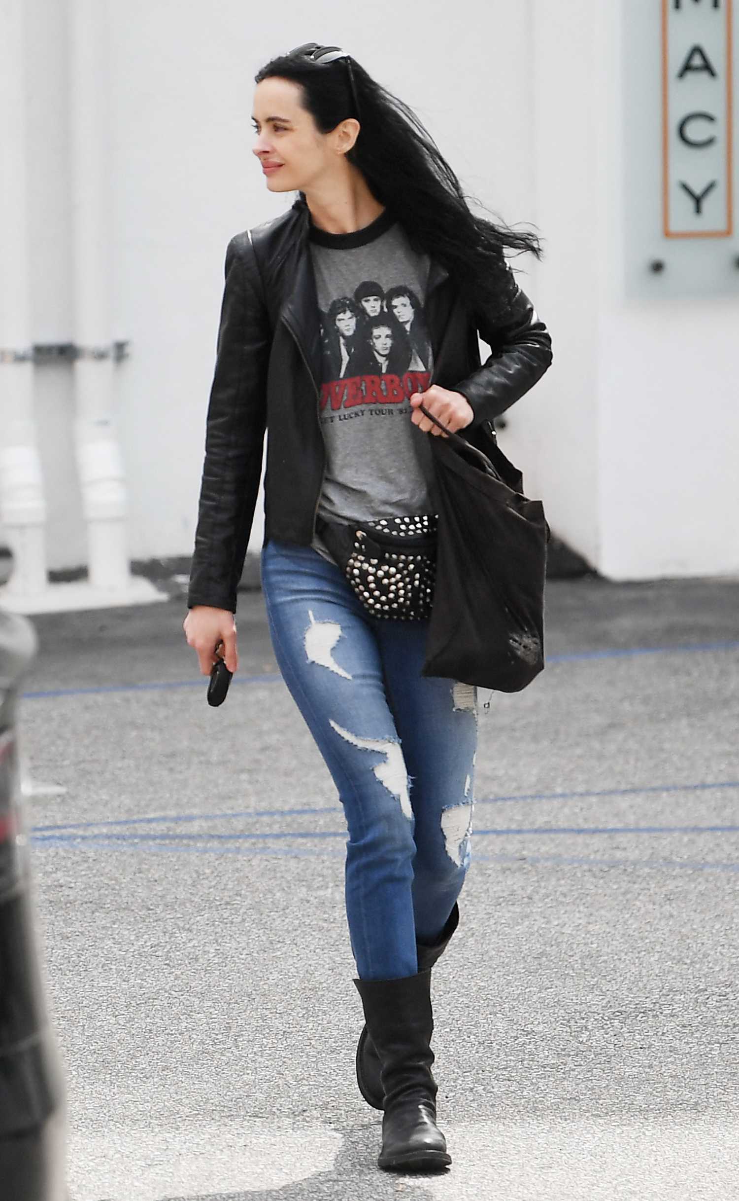 Krysten Ritter in a Black Jacket Was Seen Out in Beverly Hills – Celeb ...