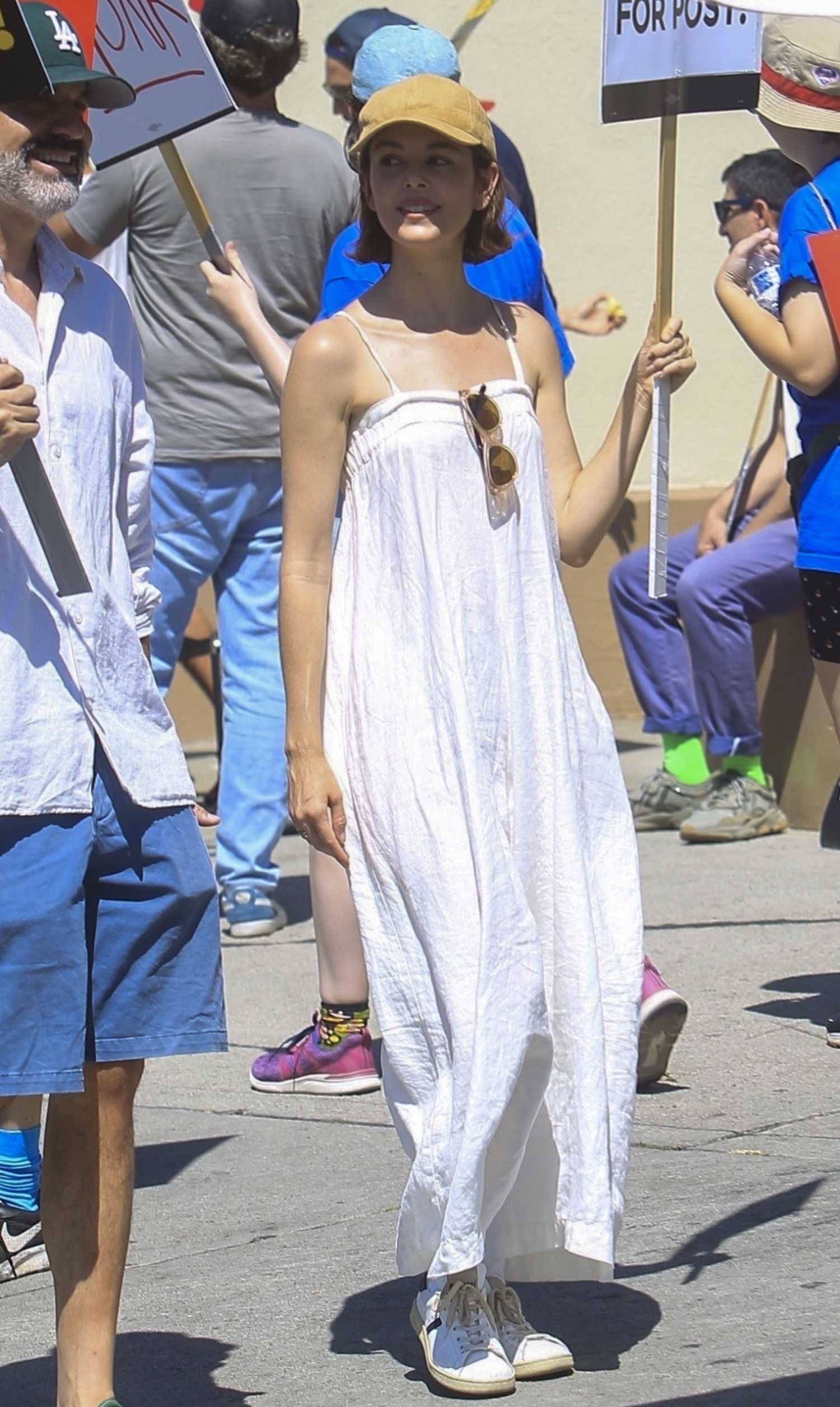 Nora Zehetner Attends the SAG-AFTRA and WGA Strike at Paramount ...