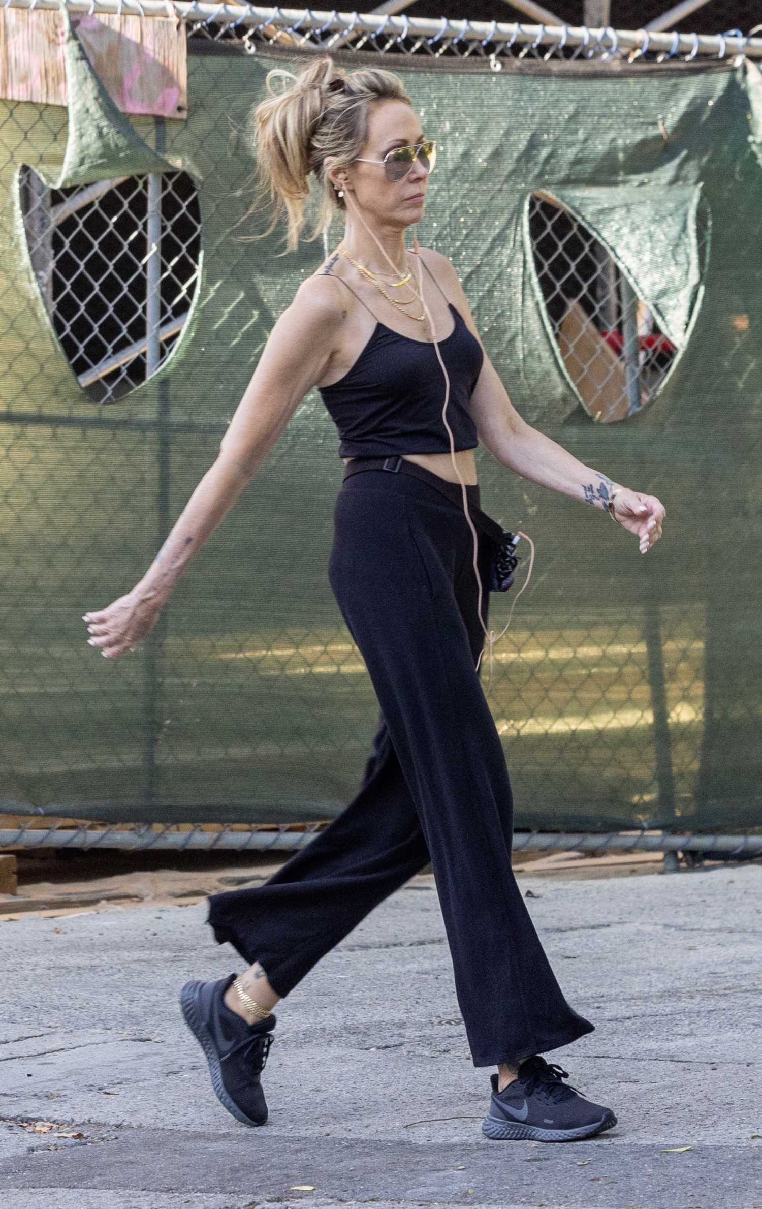 Tish Cyrus in a Black Top Was Seen Out in Toluca Lake – Celeb Donut